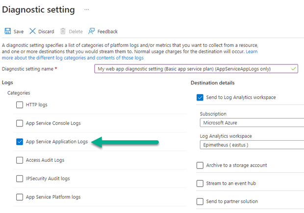 Using Azure Monitor to alert on all Azure web app restarts – blog.johnjoyner.net