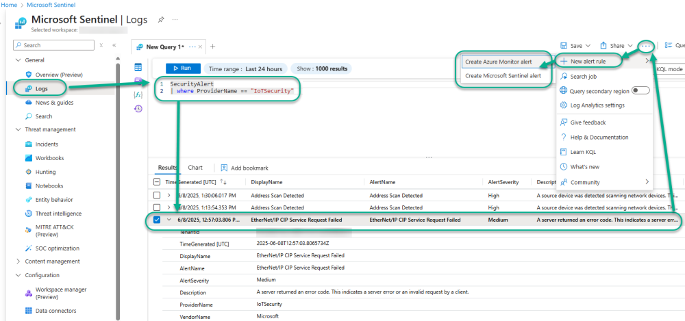 OT-IT cybersecurity convergence powered by Microsoft Sentinel ...